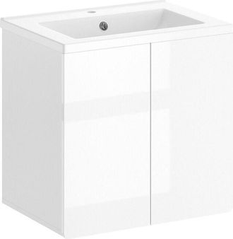 Vicco Waschbeckenunterschrank Izan, Weiß, Vicco