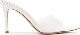 Gianvito Rossi Femme, Chaussures, Blanc, Taille: 37 EU Sandales Pointues et Plexiglas