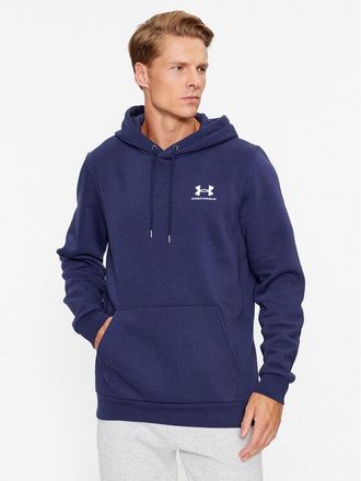 Under Armour Sweatshirt Ua Essential Fleece Hoodie 1373880 Dunkelblau Loose Fit