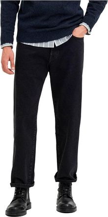 Selected Selected Homme White Mens Black Denim Jeans