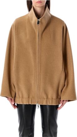 Khaite Femme, Vestes, Brun, Taille: 38 FR &Eacute;l&eacute;gante veste dext&eacute;rieur camel