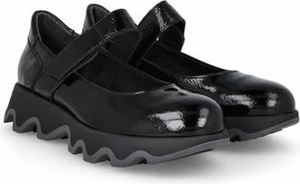 Lince Lince Chaussures avec boucle confortable | Semelle en caoutchouc | Semelle int&eacute;rieure en gel | I51003 | Fabriqu&eacute;es en Espagne, Cuir Rock Noir, 37 EU