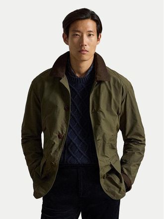 Polo Ralph Lauren Hemdjacke 710B15977001 Dunkelgr&uuml;n Regular Fit