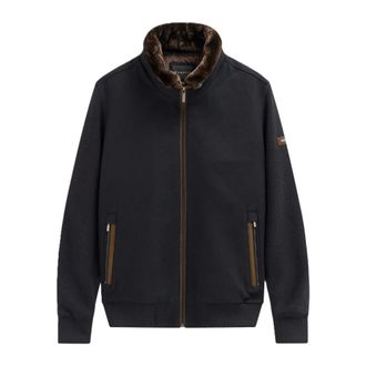 Bugatti Homme, Vestes, Noir, Taille: M Veste en mati&egrave;res mixtes avec col amovible