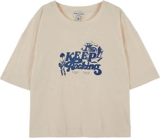 Emile Et Ida T-shirt Andy Keep Rocking Coton Bio Emile et Ida