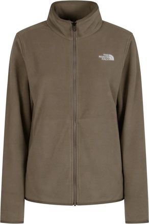 The North Face Femme, Sweatshirts et sweats &agrave; capuche, Beige, Taille: 38 FR W Glacier Fleece Jacket