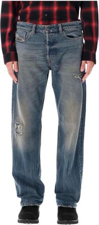 Diesel Homme, Jeans, Bleu, Taille: W34 Jean en denim d&eacute;lav&eacute;