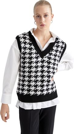 DeFacto Westen f&uuml;r Damen Sweater f&uuml;r Damen Ecru,XS