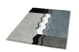 Kleine Wolke Badteppich Vanessa Platinfarben 70 x 120 cm