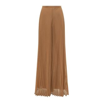 Max Mara Mxegrembo Wide Hosen - - Trousers - Damen - Orange - 2XS