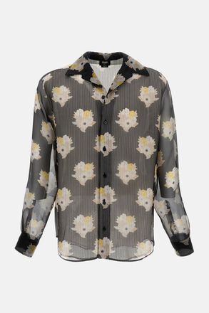 Fendi Doppellagiges Hemd Mit Muster