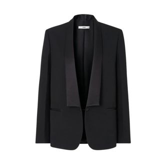 Fendi Grain de Poudre Blazer - - Jackets - Damen - Schwarzk - M