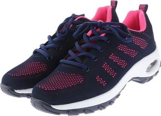 Milisten Chaussures Décontractées pour Femmes Grosse Taille Respirantes en Mesh Tricoté, Semelle Épaisse Antidérapante, Baskets Légères pour Marche, Course Et 