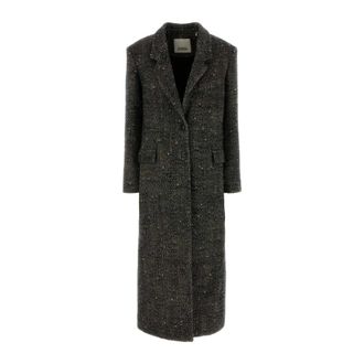 Isabel Marant Ealine Mantel - - Coats - Damen - Schwarzk - 2XS
