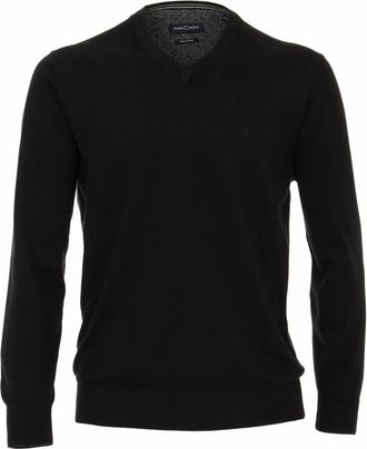 Casamoda Vielseitiger Herren V-Ausschnitt Pullover - - Knitwear - Herren - Schwarzk - M