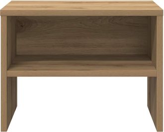Generic Moderner Nachttisch mit Offenem Ablagefach, Minimalistischer Nachttisch aus Holzwerkstoff, Elegante Schlafzimmer-Akzentm&ouml;bel f&uuml;r die Schlafzimmerdekor