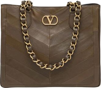 Valentino Garavani Femme, Sacs, Brun, Taille: ONE Size Laseine Shopping Bag