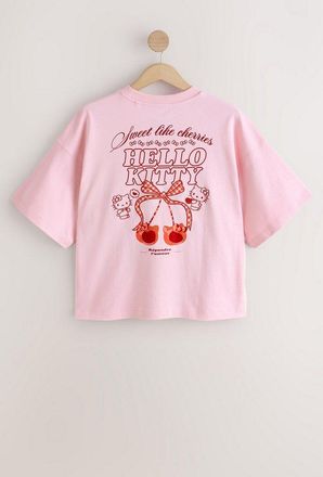 Next T-Shirt Lizenziertes Rundhals-T-Shirt, Hello Kitty (1-tlg)