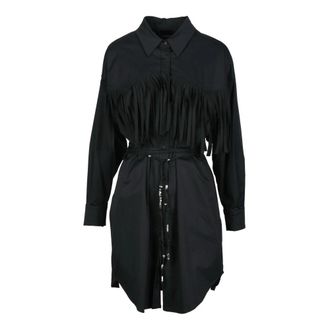 Dondup Oversized Hemdkleid - - Dresses - Damen - Schwarzk - XS