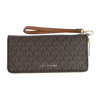 Michael Kors Kompakte Leder-Handgelenktasche mit Kartenf&auml;chern - - Accessories - Damen - Braun - ONE SIZE