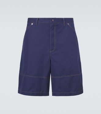 Moncler Short en coton et lin