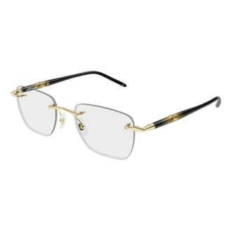 Montblanc Montblanc - Monture Optique Meisterst&uuml;ck - Homme - Accessoires - Jaune - Taille: 53 MM
