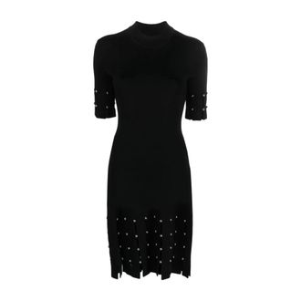 SIMKHAI Schwarzes L&auml;ssiges Minikleid - - Dresses - Damen - Schwarzk - L