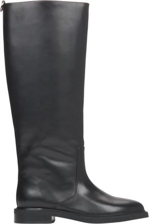 Estro & Luminara Femme, Chaussures, Noir, Taille: 38 EU Bottes hautes &agrave; tige large