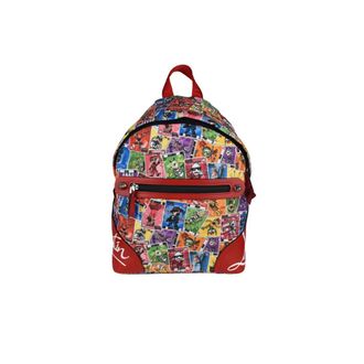 Christian Louboutin Homme, Sacs, Multicolore, Taille: ONE Size Sac &agrave; dos imprim&eacute; en toile