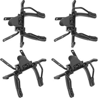 BESPORTBLE Lot de 4 Clips pour Lunettes de Soleil Polaris&eacute;es en Acier Inoxydable Supports L&eacute;gers Rev&ecirc;tement Antid&eacute;rapant pour Verres 3D et Antireflets Compatible