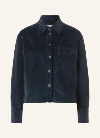 Closed Closed Oversized-Hemdbluse Aus Cord blau