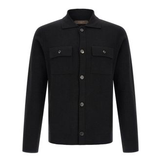 Zanone Saharan Cardigan - - Knitwear - Herren - Schwarzk - M