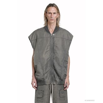Rick Owens Tower Jumbo Sleeveless Flight Vest