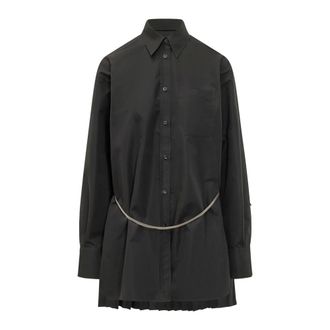 Sportmax Damen, Blusen & Hemden, Schwarzk, MGr&ouml;&szlig;e