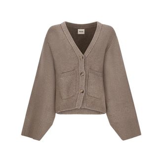 Khaite Scarlet Cardigan - - Knitwear - Damen - Braun - S