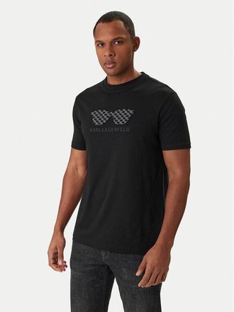 Karl Lagerfeld T-Shirt 755070 561252 Schwarz Regular Fit