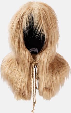Ruslan Baginskiy Kapuze aus Faux Fur