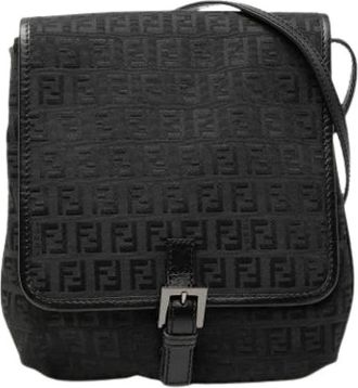Fendi Pre-owned Sac bandouli&egrave;re vintage - Femme - Pre-owned - Noir - Taille: ONE Size
