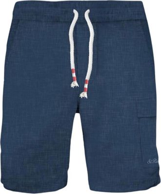 Saint Barth Homme, Shorts, Bleu, Taille: M Bermuda Marseille