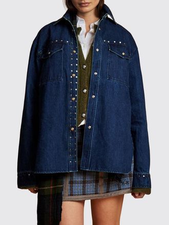 La Martina Bestickte Jeanshemdjacke mit Relaxed-Fit-Passform