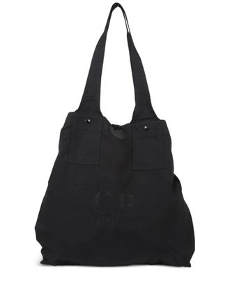 C.P. Company twill tote bag - Noir