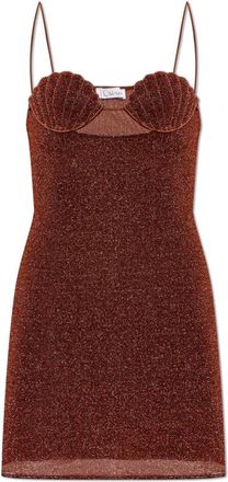 Os&eacute;ree Lumiere Cutout Mini Dress - - Dresses - Damen - Braun - L