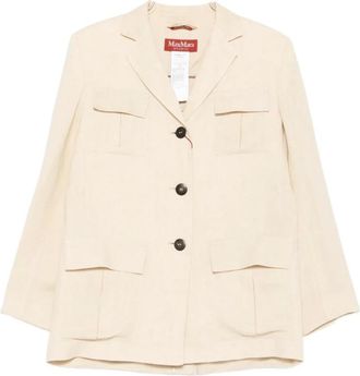 Max Mara Femme, Vestes, Beige, Taille: 42 FR Mstadesso 307 028 Veste