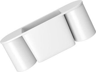 BESPORTBLE Magnetischer Wandhalter Zahnb&uuml;rstenbecher mit Schnellablauf Zahnputzbecher Zahnpasta Organizer Platzsparend Hygienisch f&uuml;r Badezimmer Geeignet