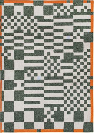 Louis De Poortere Louis De Poortere Teppich Craft Chess gruen