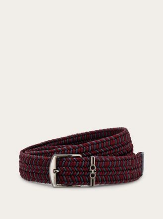 Ferragamo Herren Flechtg&uuml;rtel Blau