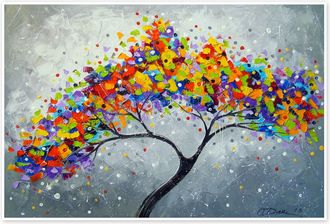 Posterlounge Wachsendes Glück Poster von Olha Darchuk 60 x 40 cm Bunt Wandbilder Wanddeko