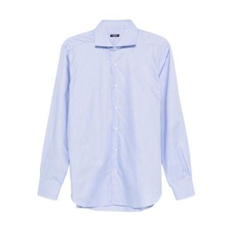 Barba Homme, Chemises, Bleu, Taille: 2XL Cotton Shirt
