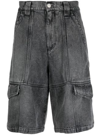 Isabel Marant Timy Cargo-Shorts - Grau