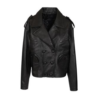 Blaz&eacute; Milano Leather Jackets - - Jackets - Damen - Schwarzk - M